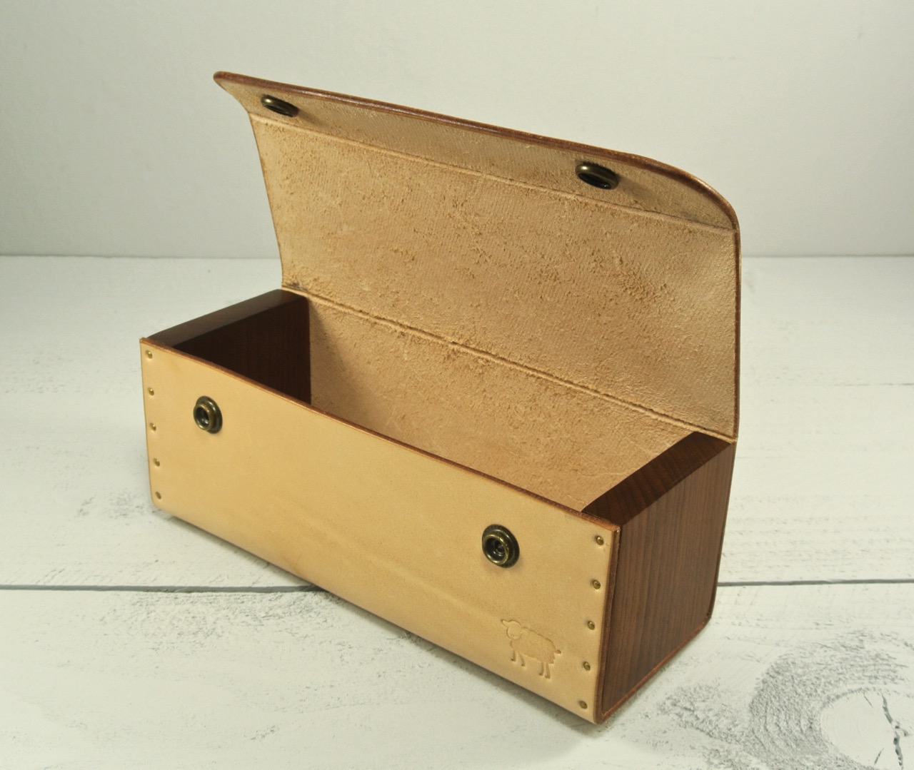 Black Sheep All Purpose Leather and Wood Box - Black Sheep Leather